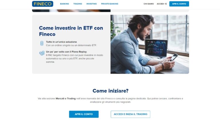 Investire in ETF Fineco: elenco, costi, commissioni e opinioni