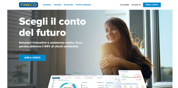 Fineco Bank, recensione 2025: conto, carte, trading