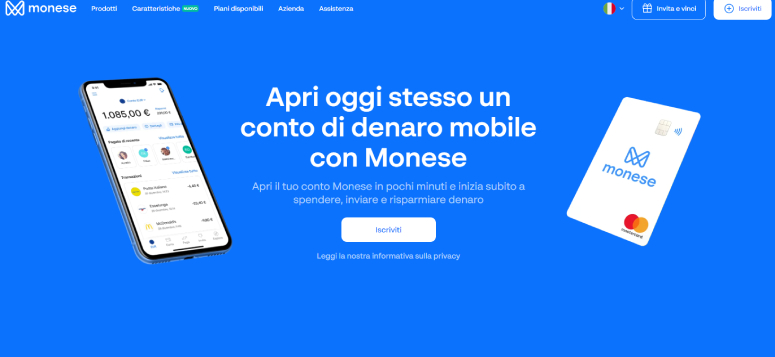 Monese: Recensione, Costi e Opinioni 2025