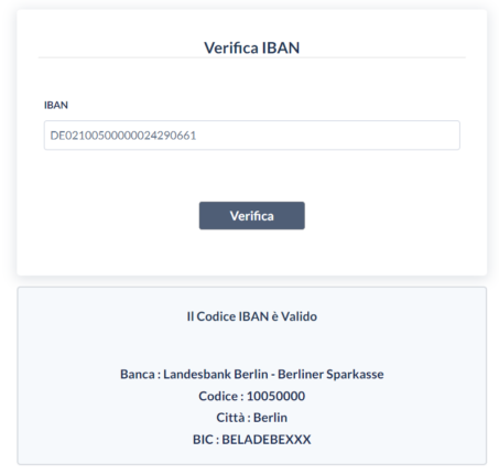 Verifica IBAN | Controlla codice IBAN online