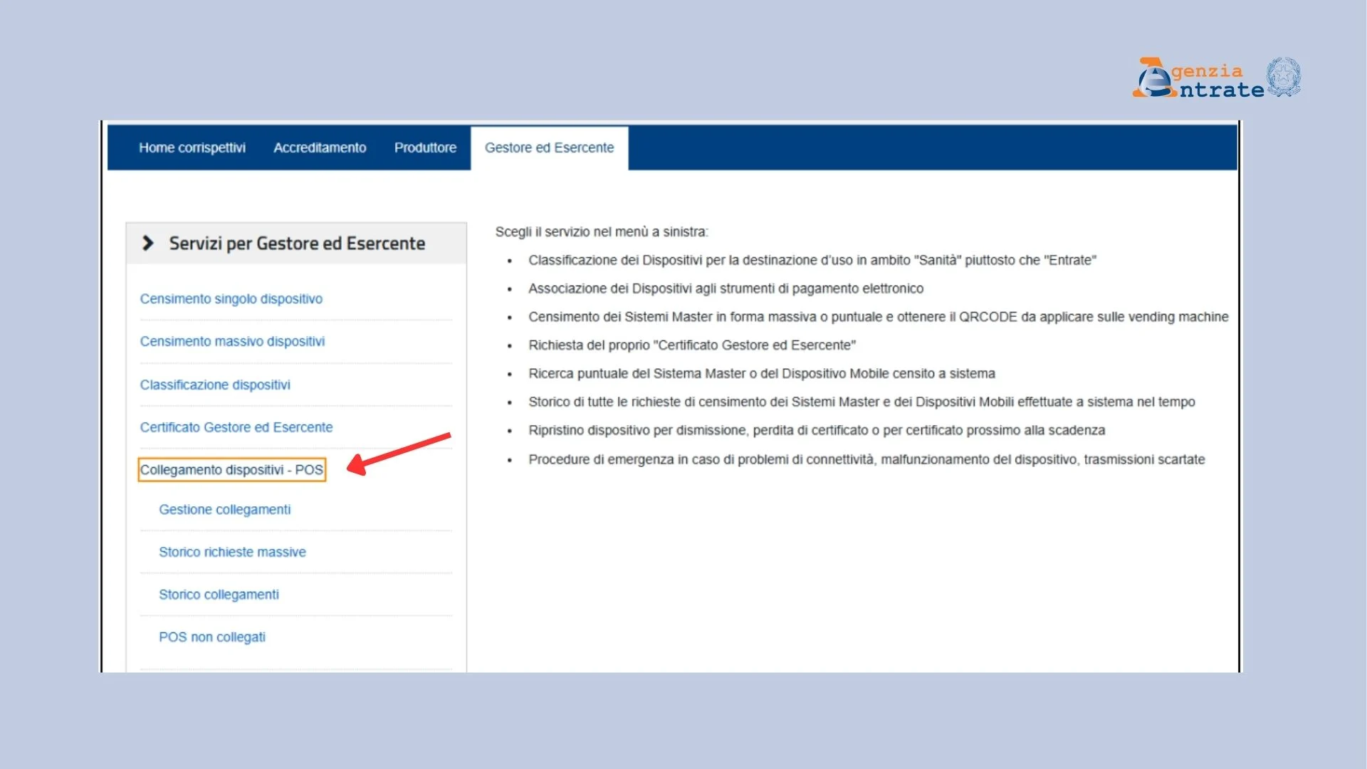 Come collegare il POS al registrato di cassa (guida AdE)